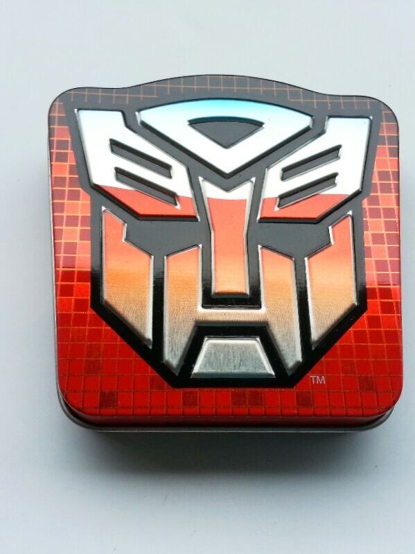Transformer Shield Tin Candy Containers Size : 82*82*15mm For Small ...