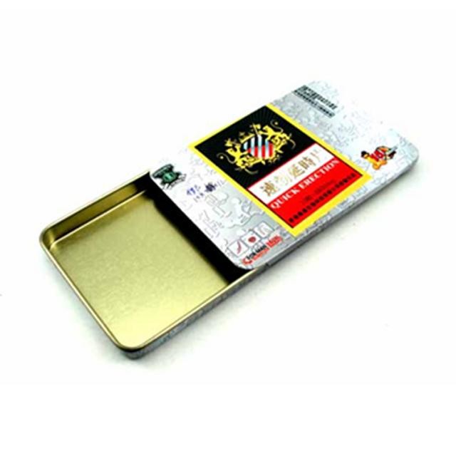 4C Printed Slide Tin Candy Containers , Mints Packaging tin containers ...