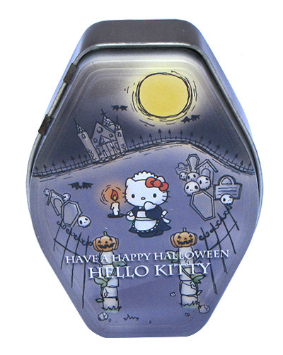 Cute Hello Kitty Tin Candy Containers With Hinge , 0.23mm Thickness