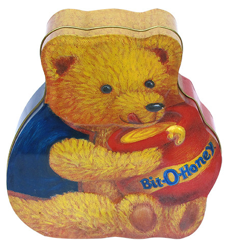 Custom Tin Candy Containers , Bear-Shaped Candy Packaging Box